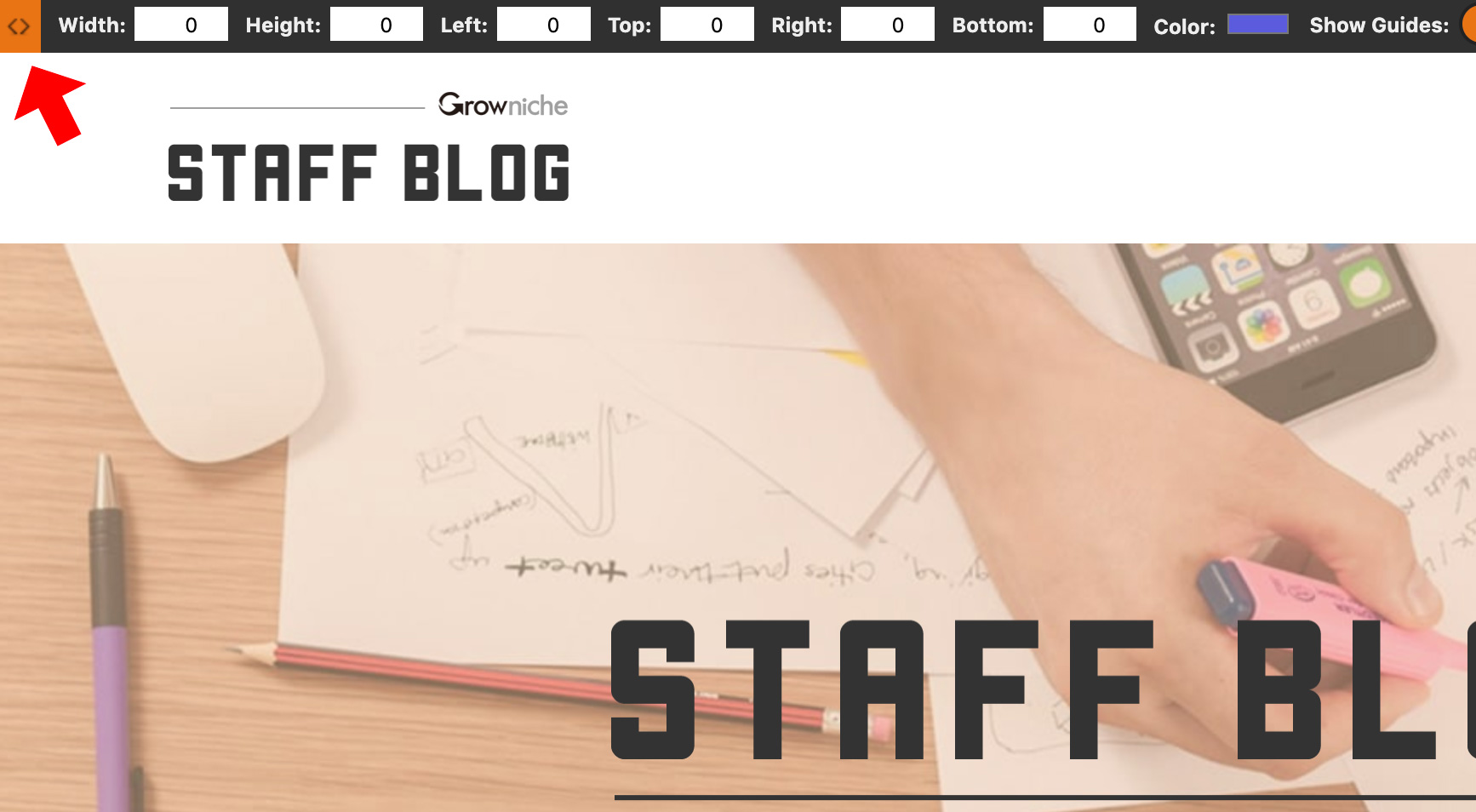 Webサイトの画像サイズや位置を測れるツール「Page Ruler Redux」 - コラム - グロウニッチ スタッフブログ